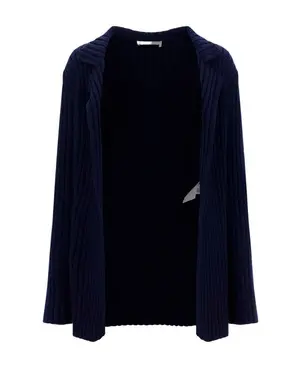 Chloé Rib Knitted Cardigan - Black