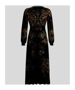 Etro Printed Velvet Dress