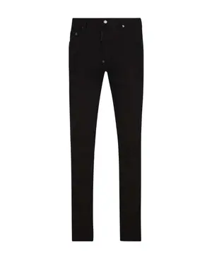 Dsquared2 Rear Logo-print Skinny Jeans - Black