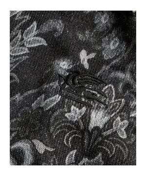 Etro Paisley Intarsia-knitted Long-sleeved Jumper - Black