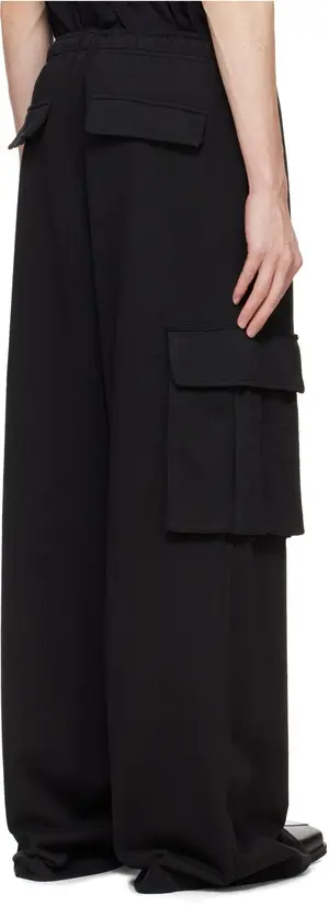 Palm Angels Wide Leg Drawstring Cargo Pants
