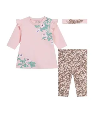 Kenzo Jersey Dress And Leggings Set With Headscarf