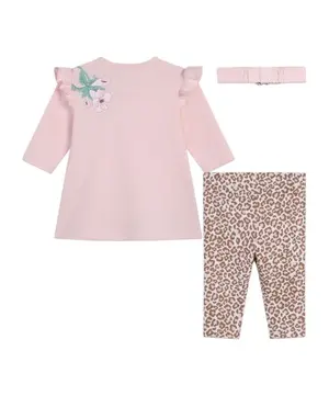 Kenzo Jersey Dress And Leggings Set With Headscarf