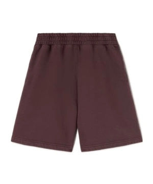 Palm Angels Logo Printed Elastic Waist Track Shorts - Red