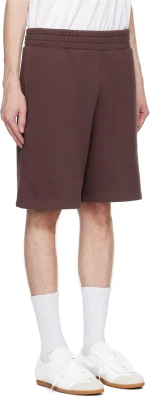 Palm Angels Logo Printed Elastic Waist Track Shorts