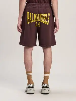 Palm Angels Logo Printed Elastic Waist Track Shorts