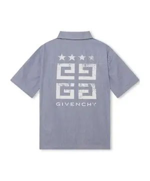 Givenchy 4g Striped Cotton Shorts Set