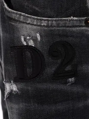 Dsquared2 Distressed Faded Skinny-fit Jeans
