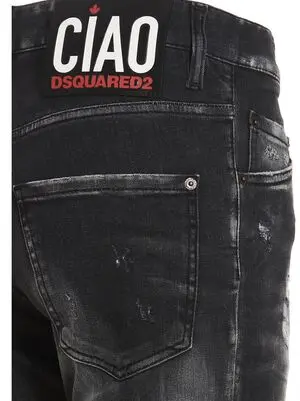 Dsquared2 Distressed Faded Skinny-fit Jeans