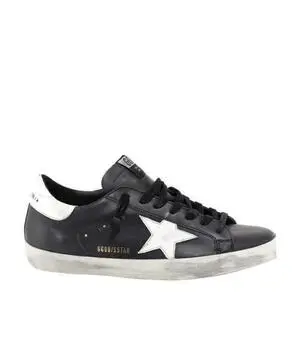 GOLDEN GOOSE Superstar Lace-up Trainers - Black