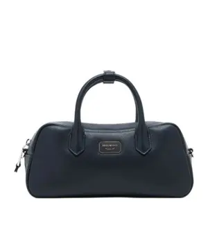 Emporio Armani Top Handle Clutch Bag - Black