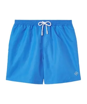 Loro Piana Elastic Waist-edge Beach Shorts - Blue