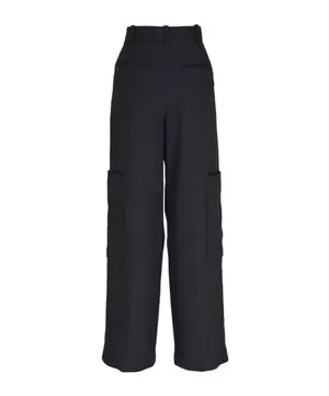 Khaite Caiton High-waisted Straight Leg Trousers