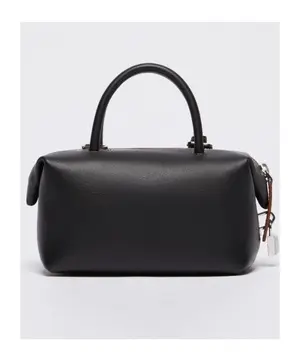 Max Mara Logo-print Leather Tote Bag