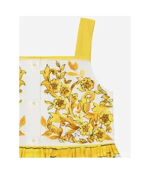 Dolce & Gabbana Majolica Print Cotton Dress