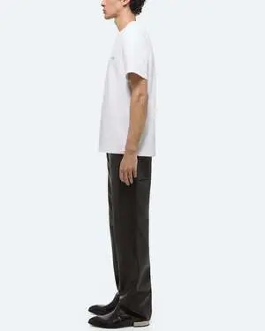 Helmut Lang Logo Embroidered Crewneck T-shirt