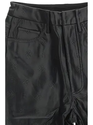 ROTATE BY BIRGER CHRISTENSEN Logo Embossed Belt Ring Casual Pants