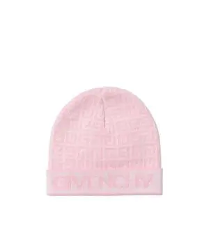 Givenchy Logo Knitted Hat - Pink