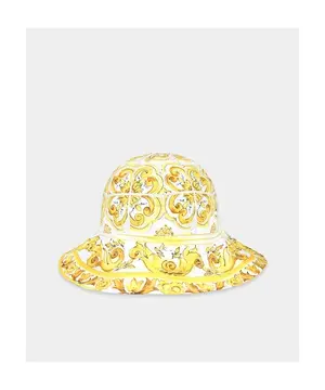 Dolce & Gabbana Majolica-print Cotton Cotton Bucket Hat
