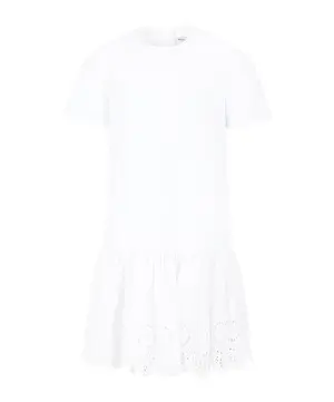 Dolce & Gabbana Poplin Effect Dress - White