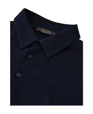 Loro Piana Short-sleeved Polo Shirt - Black