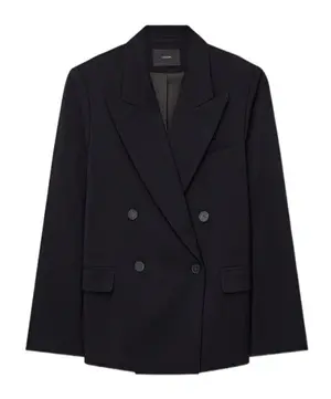 JOSEPH Double-breasted Blazer - Black