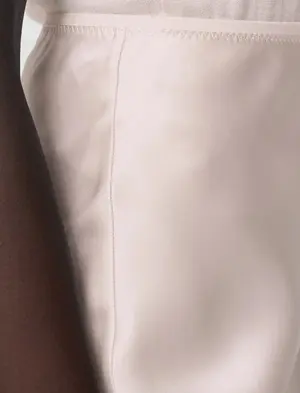 JOSEPH Isaak Bias-cut Silk Midi Skirt - White