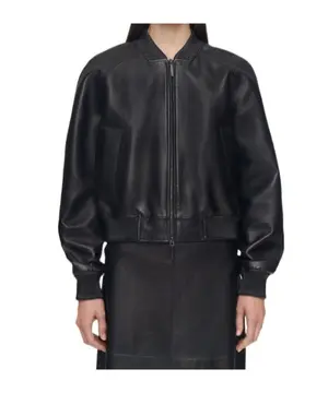 JOSEPH Quinn Soft Nappa Leather Jacket - Black