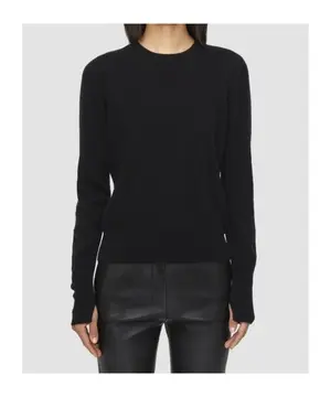 JOSEPH Light Pure Cashmere Round Neck Jumper - Black