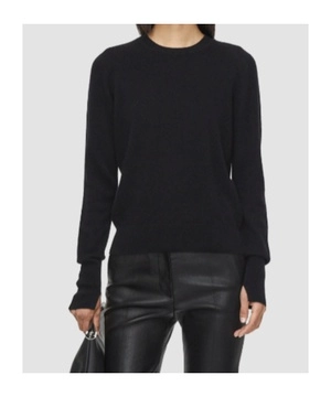 JOSEPH Light Pure Cashmere Round Neck Jumper - Black