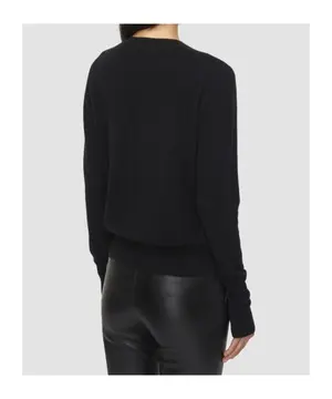 JOSEPH Light Pure Cashmere Round Neck Jumper - Black