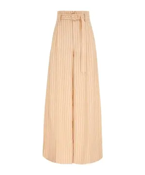 Zimmermann Belt Loop Track Pants - Nude