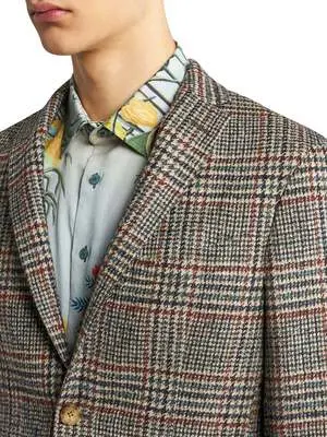 Etro Long-sleeved Checked Blazer
