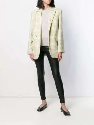 Vince Slim Fit Leather Trousers