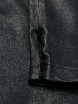 Vince Slim Fit Leather Trousers