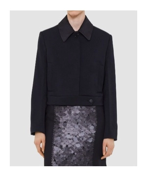 JOSEPH Abbe Boxy Stretch-crepe Jacket