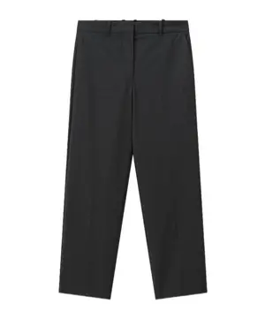 JOSEPH Trina Light Wool Tailoring Trousers - Smoke