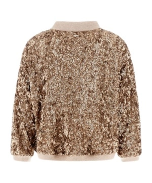 Herno Sequined Zip-up Bomber Jacket