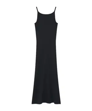 JOSEPH Ribbed Dress - Black