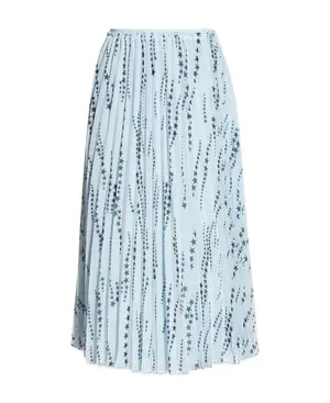 Red Valentino Pleated Skirt - Blue