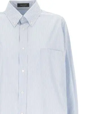 Fabiana Filippi Striped Cotton Poplin Shirt