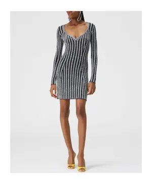 Missoni V-neck Sequin Embellished Mini Dress