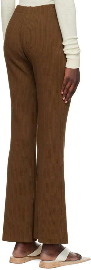 Vince Ribbed Flared-leg Trousers