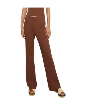 Vince Ribbed Flared-leg Trousers