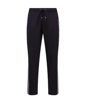 Moncler Gabardine Jogging Trousers - Black