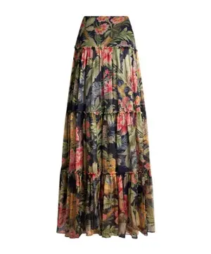 Etro Printed Silk Skirt - Multicolor