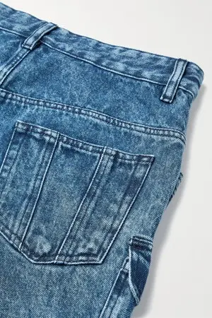 Isabel Marant Étoile Vokayo Acid Wash Cargo Jeans