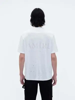 Amiri Logo Printed Crewneck T-shirt