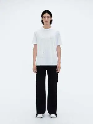 Amiri Logo Printed Crewneck T-shirt