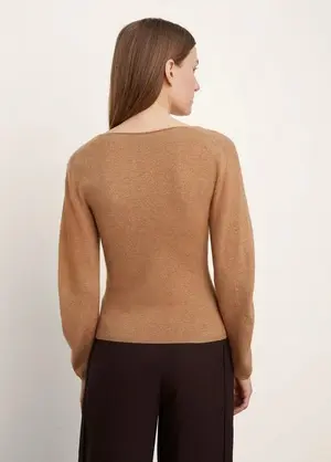 Vince Buttoned-up V-neck Knitted Cardigan